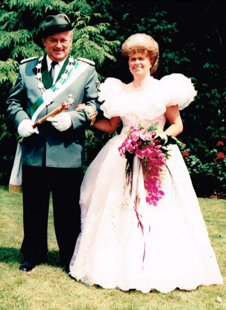 Königspaar 1990: Meinolf I. und Bernhardine I. Brameyer – St. Hubertus ...